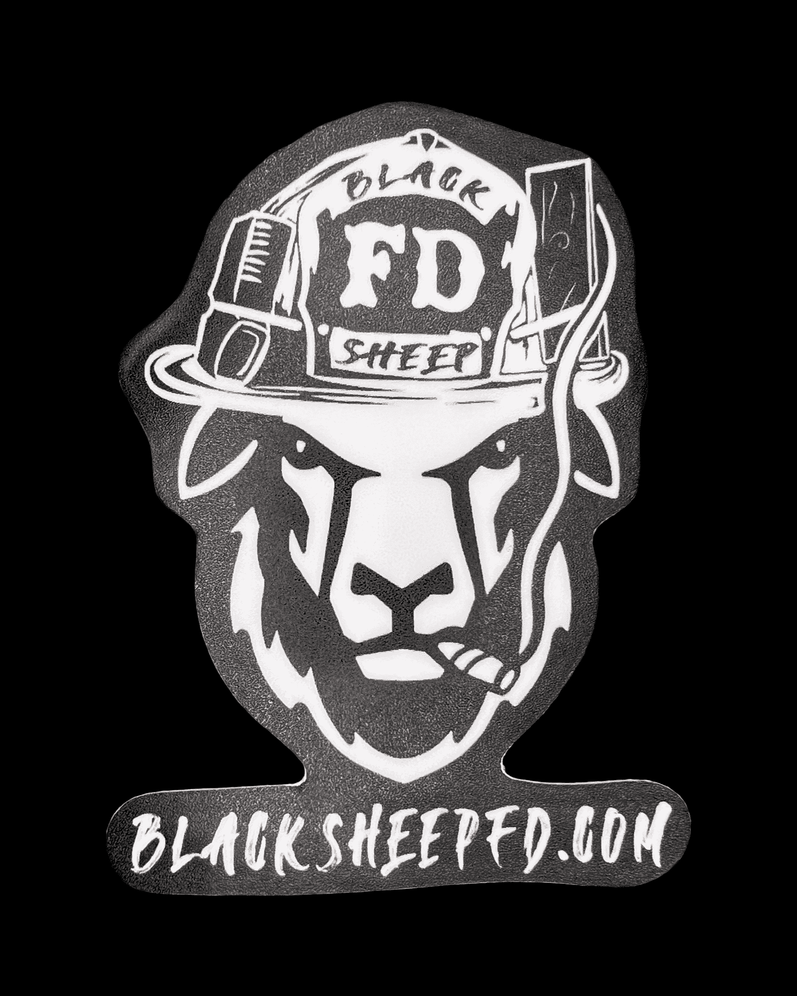 Black Sheep FD "Grit" Logo Sticker – BLACK SHEEP FD